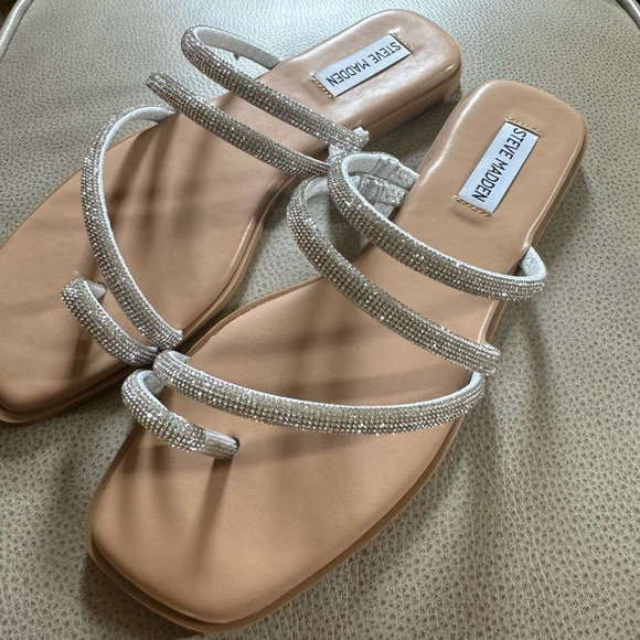 Steve Madden | Shoes | Steve Madden Rhinestone Sandals | Poshmark